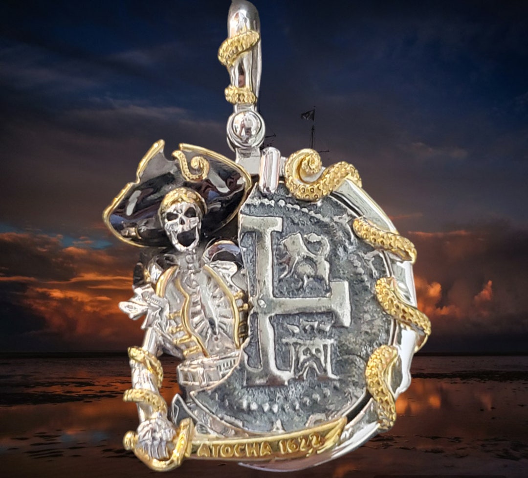 Atocha Skeleton Coin Zombie Pirate Shipwreck Galleon Museum Quality ...