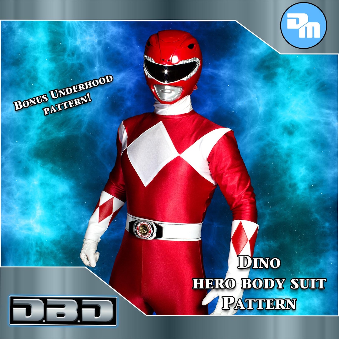 Dino Hero Body Suit Pattern (male Version) - Etsy