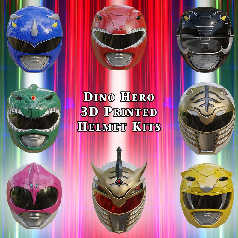 Dino Hero 3D Printed Helmet Kits - Etsy
