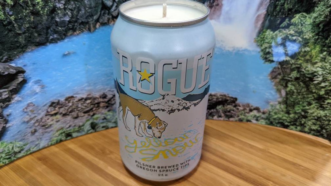 Rogue Brewery Yellow Snow Beer Can Candle | Choice of Scent - Etsy