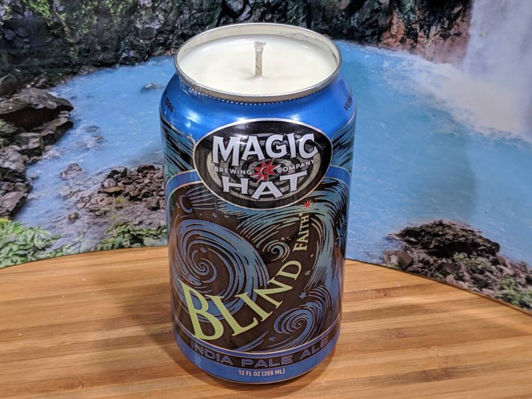 Magic Hat Brewery Vela de lata de cerveza Blind Faith / Elección de ...