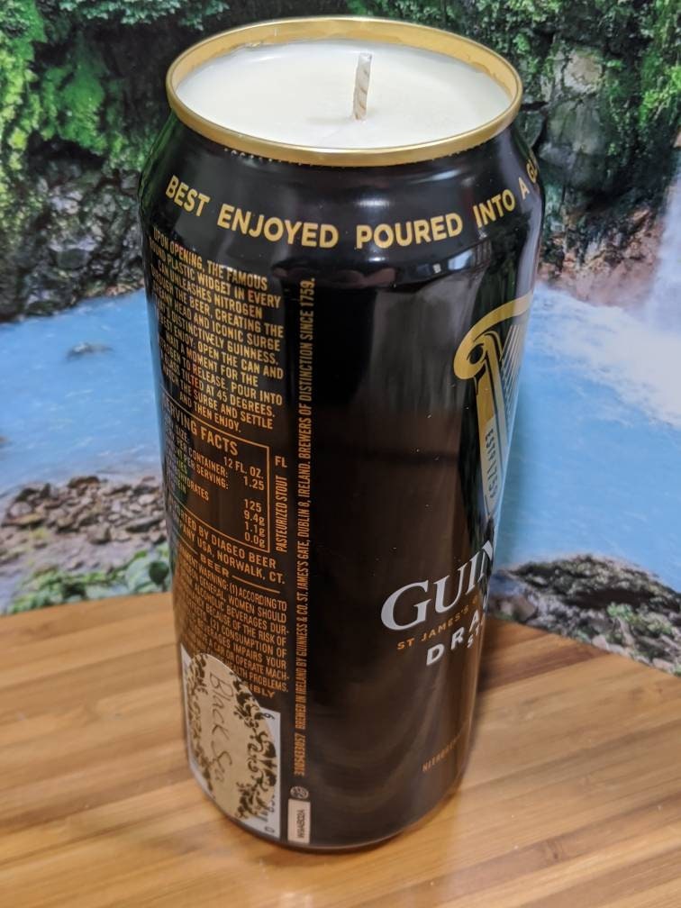 Guinness Draught Stout 16 Oz. Beer Can Candle Choice of - Etsy