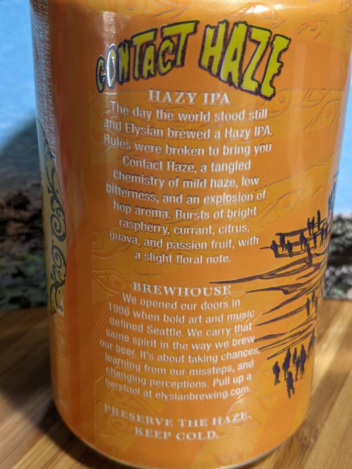 Elysian Contact Haze Hazy IPA Beer Can Candle | Choice of Scent - Etsy