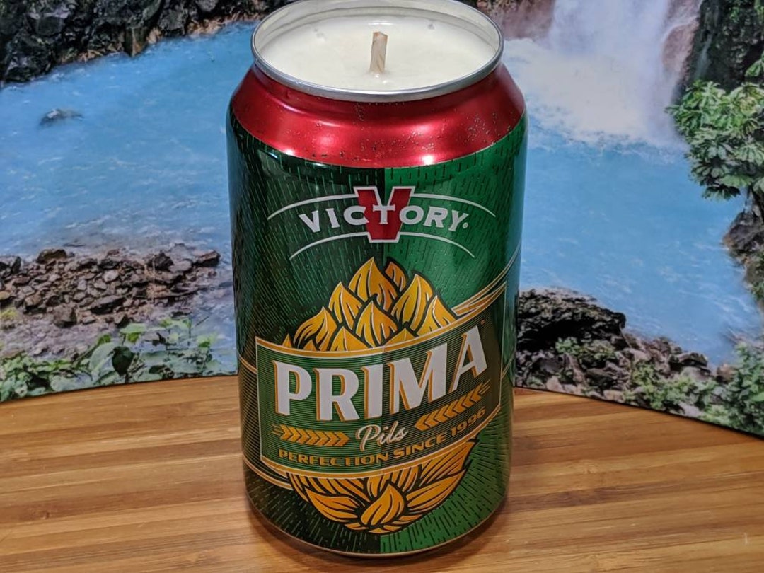 Victory Brewery Prima Pils Beer Can Candle | Choice of Scent - Etsy