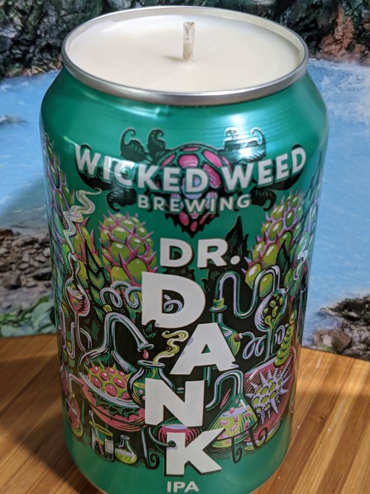 Wicked Weed Brewing Dr. Dank IPA Beer Can Candle Choice of - Etsy