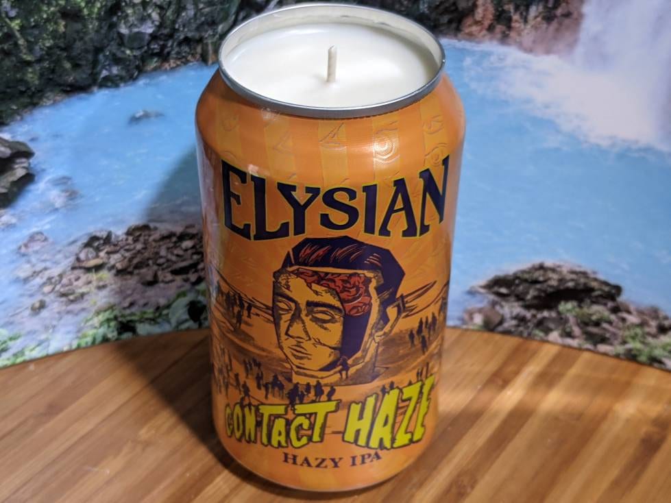 Elysian Contact Haze Hazy IPA Beer Can Candle | Choice of Scent - Etsy