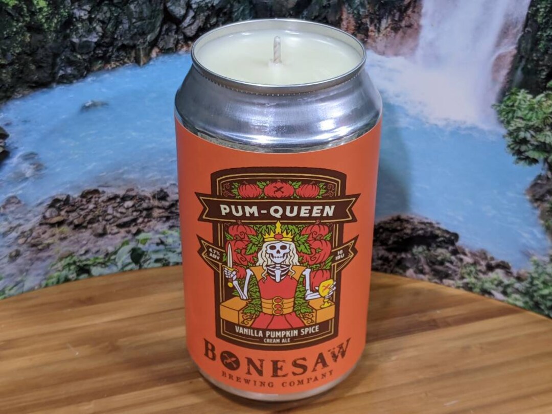 Bonesaw Brewing Company Pum-queen Beer Can Candle | Choice of Scent - Etsy