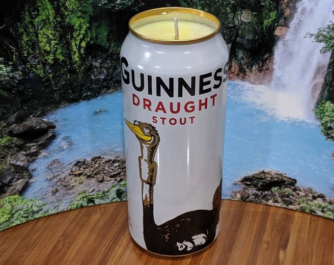 Special Edition Ostrich Can Guinness 16 Oz. Beer Can Candle Choice of ...
