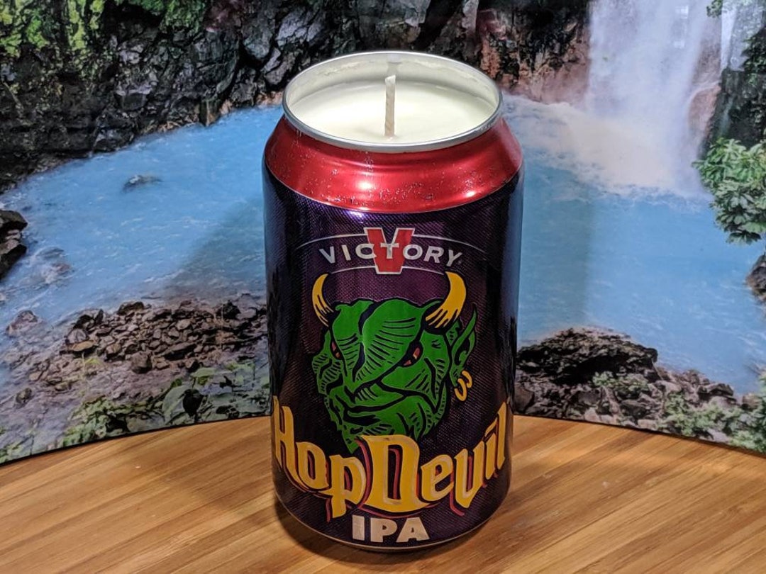Victory Hop Devil IPA Beer Can Candle Choice of Scent - Etsy UK