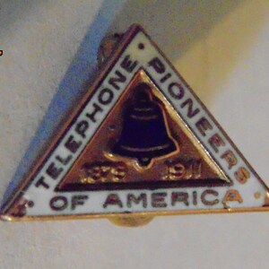 Telephone Pioneers of America 1875-1911 Lapel Pin - Etsy