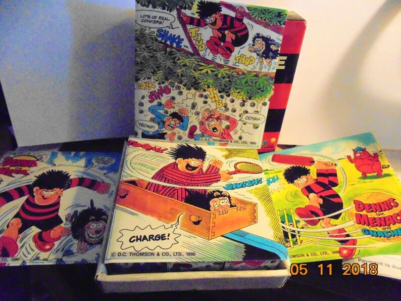 Dennis the Menace and Gnasher Picture Puzzle Blocks - Etsy