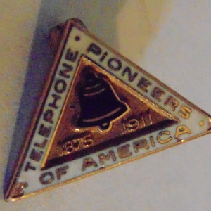 Telephone Pioneers of America 1875-1911 Lapel Pin - Etsy