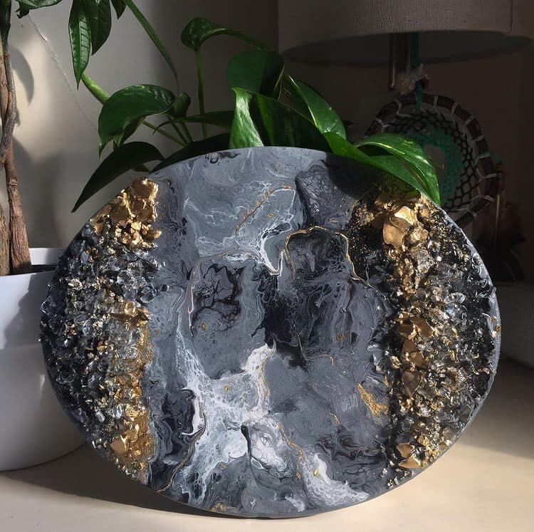 Geode Resin Wall Art - Etsy