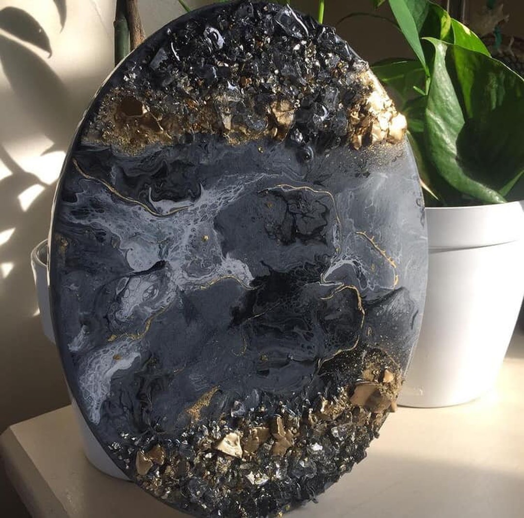 Geode Resin Wall Art - Etsy