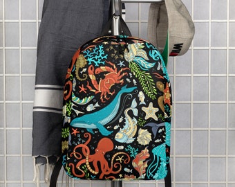 Sea Life Backpack - Etsy