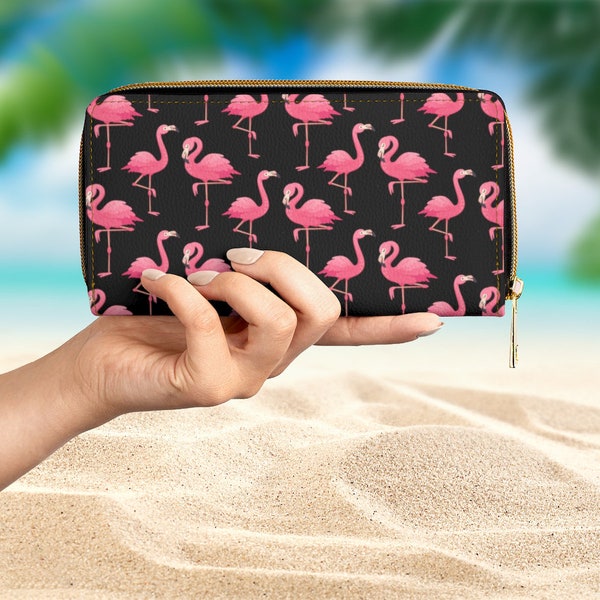 Pink Flamingo Wallet - Etsy