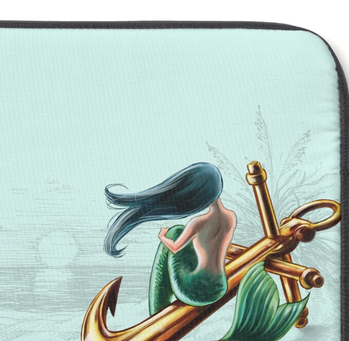 Mermaid Laptop Sleeve Mermaid Computer Bag Personalized Mermaid Laptop ...