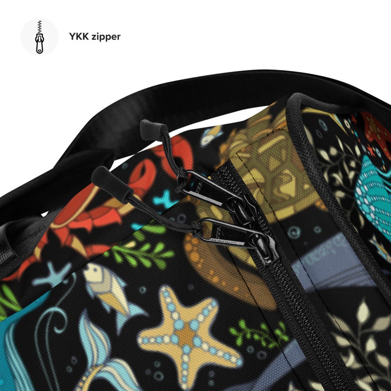 Sea Life Duffle Bag Tropical Bag Sea Creatures Travel Bag Tropical ...