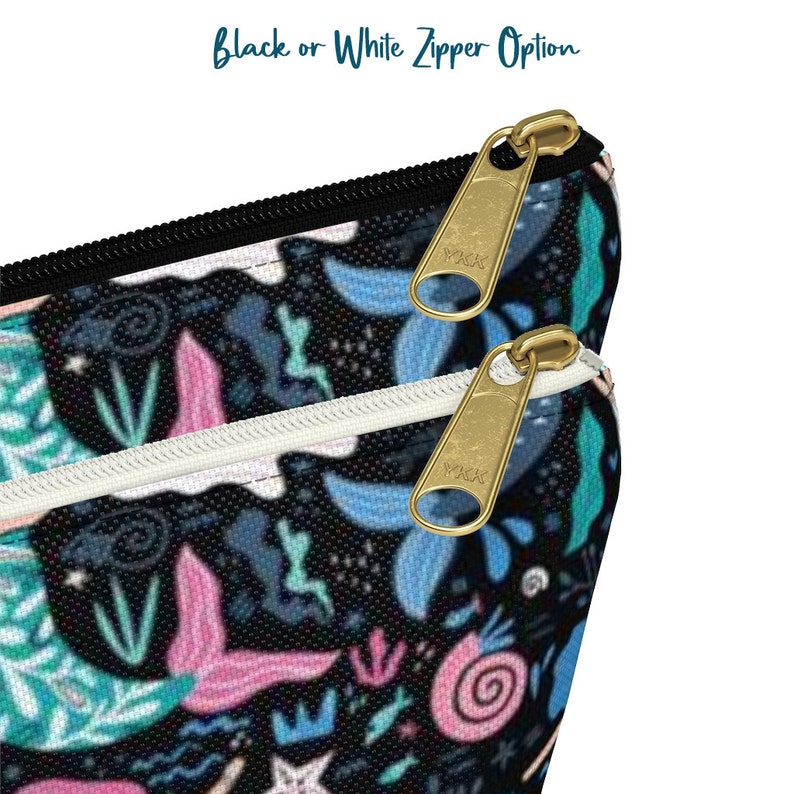 Mer-People Accessory Pouch Mermaid Zipper Bag Unique Mermaids Pencil ...