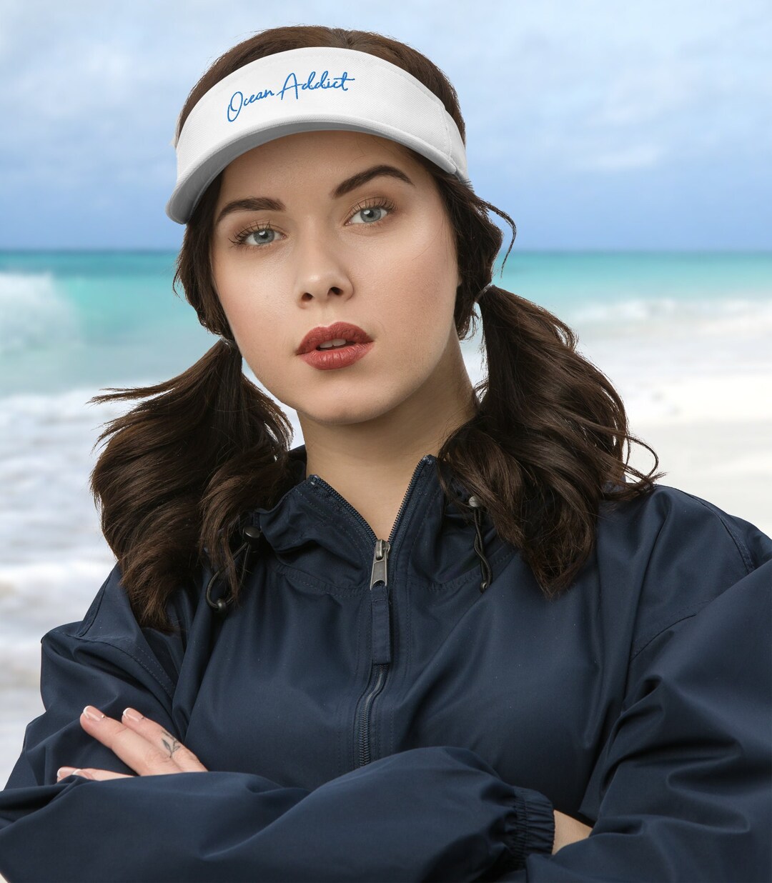 Visor, Ocean Addict, Ocean Inspired Visor, Beach Gifts, River Addict ...