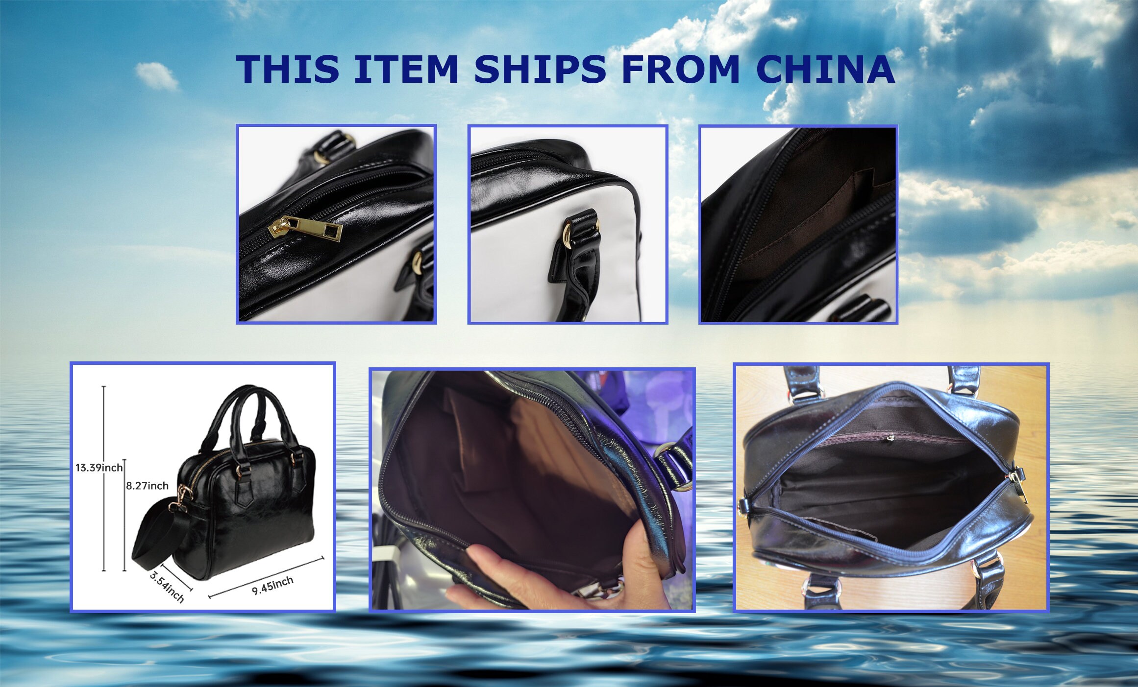 Skull & Bones Shoulder Handbag Pirate Purse Gothic Handbag PU Vegan ...