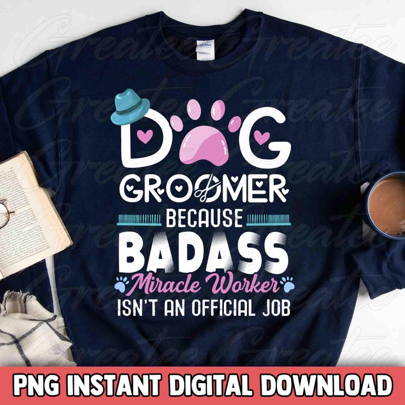 Dog Groomer Png, Pet Groomer Png, Dog Lover, Digital Download, Grooming ...