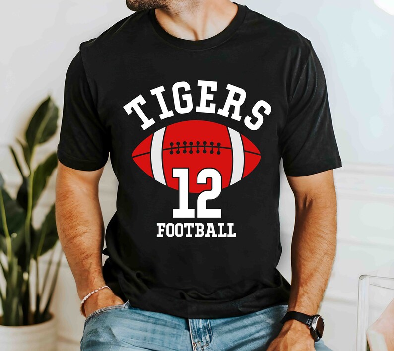 Custom Football Shirt, Football Fans Shirt, Custom Football Number T ...