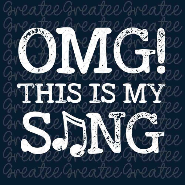 She Was Like Omg This is My Song Svg - Etsy