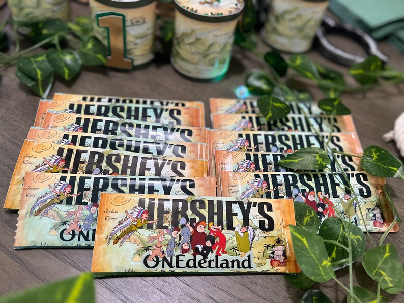 Peter Pan Chocolate Bar Wrapper - Hershey’s Wrapper - Greenery, Baby ...