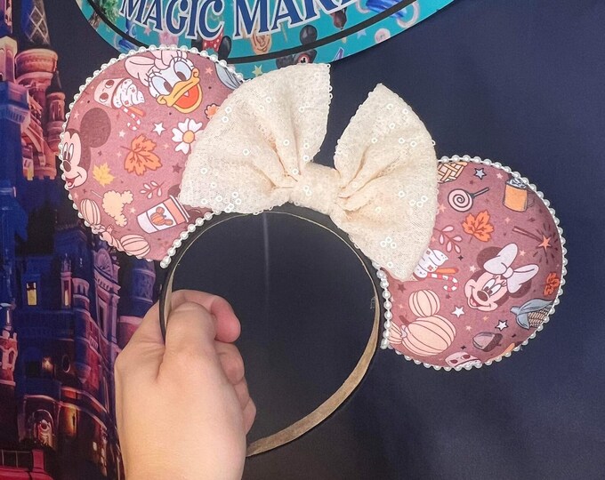 Personalized Mickey or Minnie Ears, Custom Mickey Ears, Halloween Ears ...