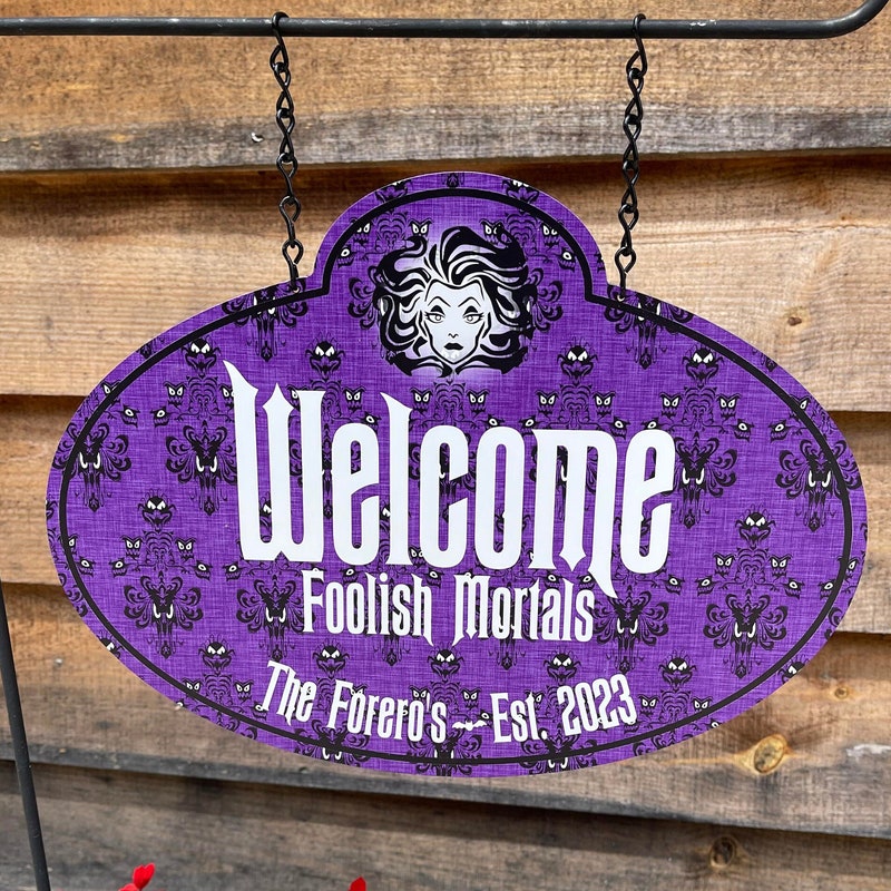 Haunted Mansion Door - Etsy