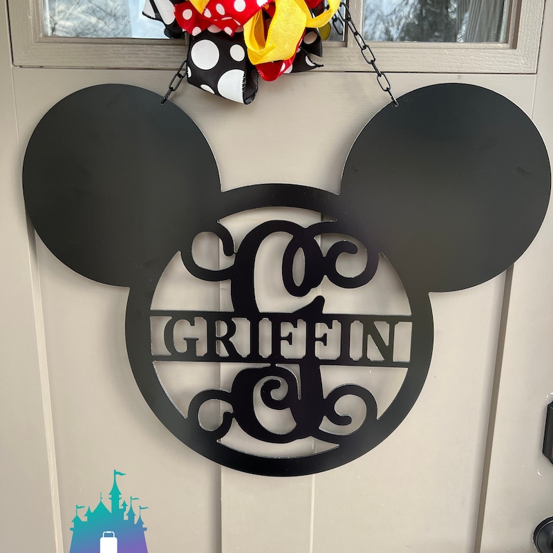 Mickey Monogram - Etsy