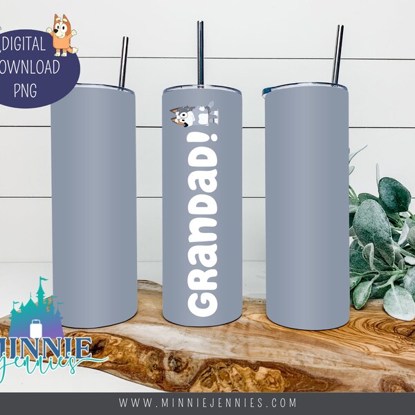 Bluey Grandpa Decal - Etsy