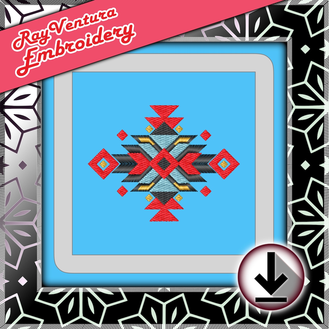 Indigenous Embroidery Download, Machine Embroidery Download, Digital ...