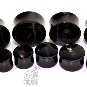 Boucles d'oreilles Tibet / Népal à porter avec Plugs Tunnel en Bois de ...