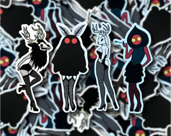 Mothman Ate My Ass at Denny's Funny Vinyl Cryptid Bumper Sticker THE ...