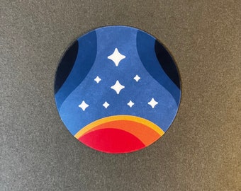 Starfield Waterproof Sticker Constellation PC Laptop Phone Notebook ...