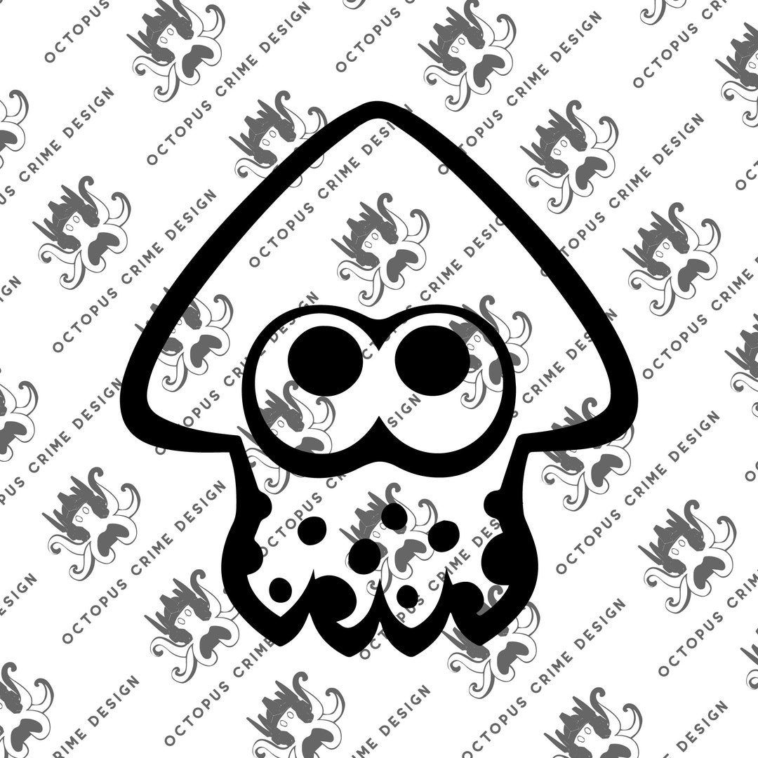 Splatoon Squid SVG PNG AI Digital File - Etsy Portugal
