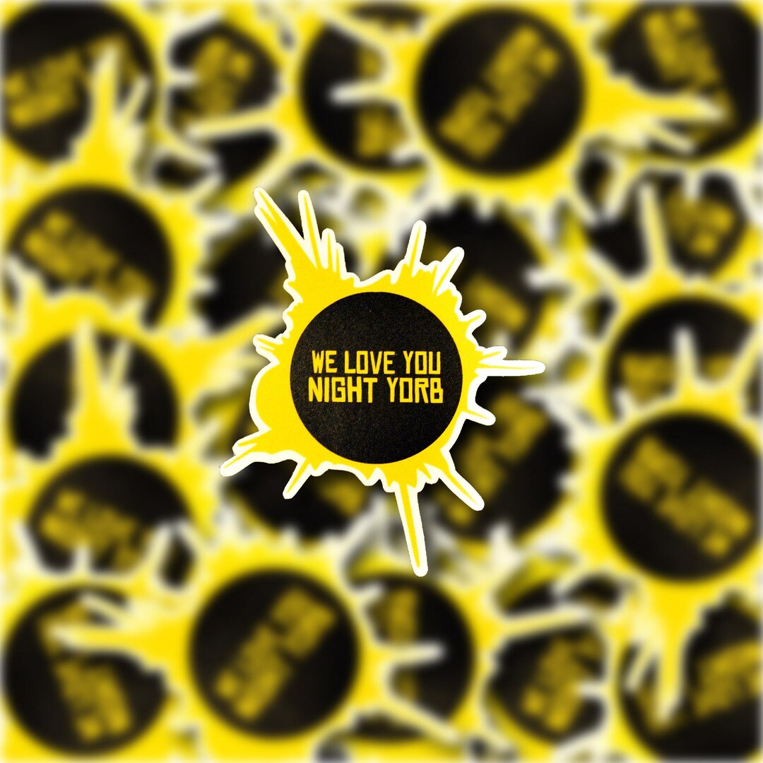 We Love You Night Yorb Sticker - Etsy