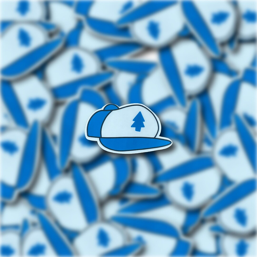 Dipper's Hat Vinyl Sticker - Etsy