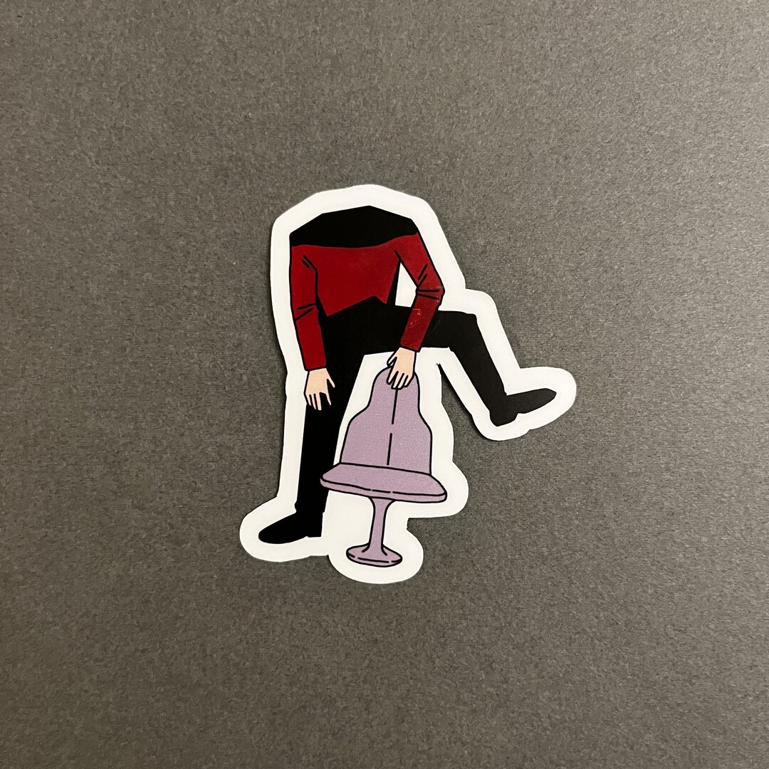 Riker Maneuver Sticker - Etsy