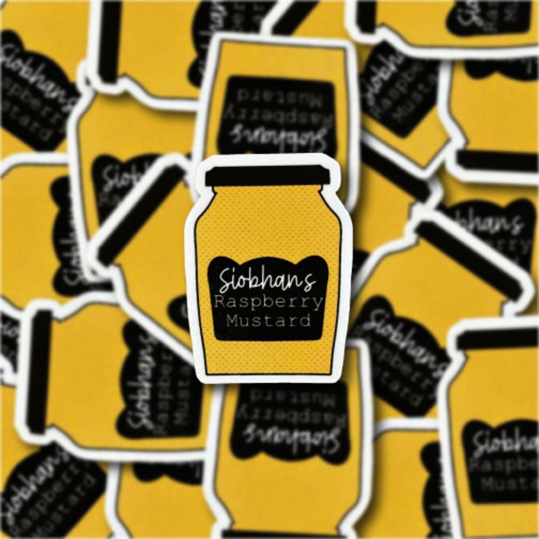 Siobhan's Raspberry Mustard Sticker - Etsy