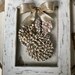 White Distressed Cape Cod Mosaic Seashell Ornaments - Etsy