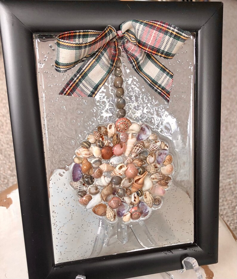 Black Cape Cod Mosaic Seashell Ornament - Etsy