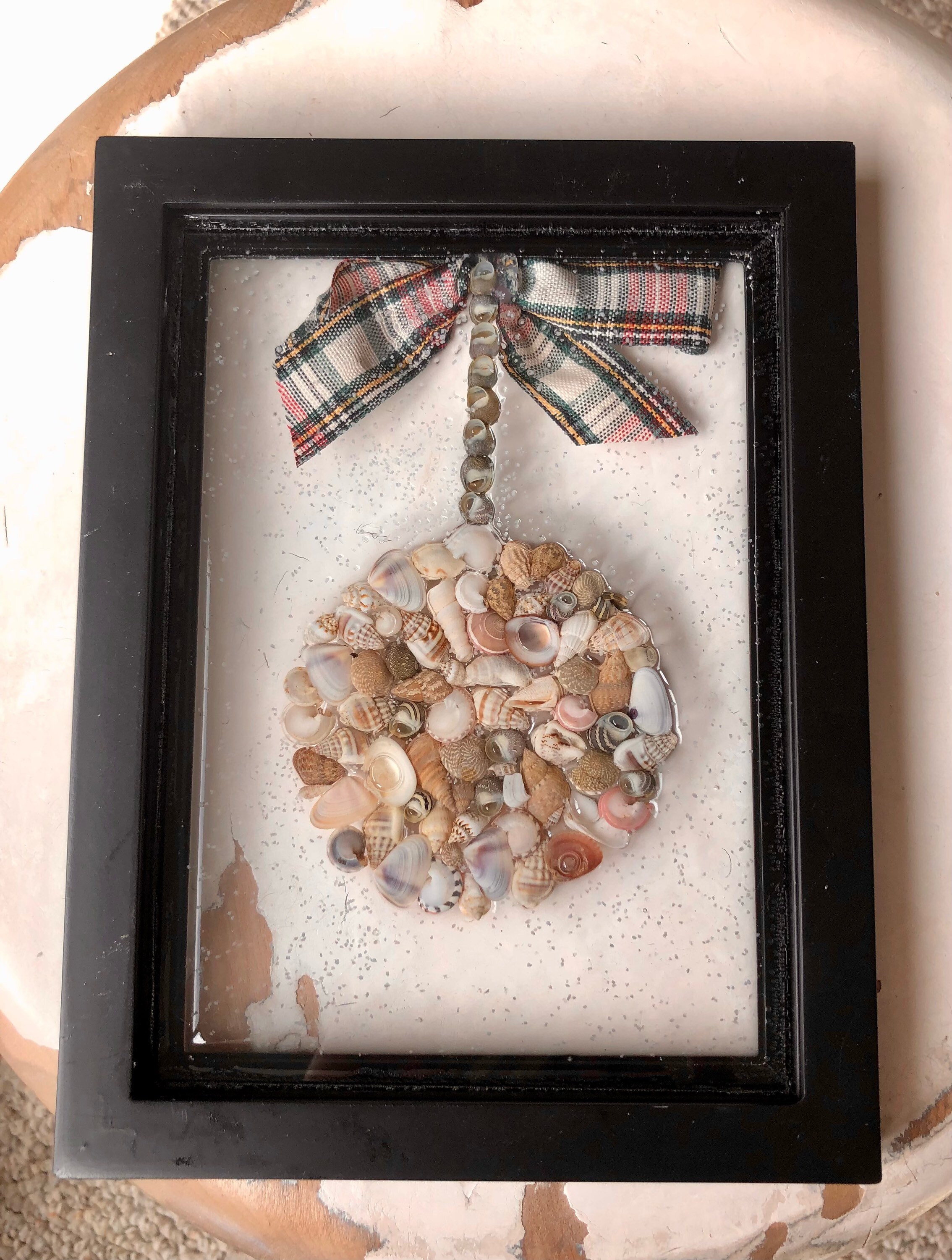 Black Cape Cod Mosaic Seashell Ornament - Etsy