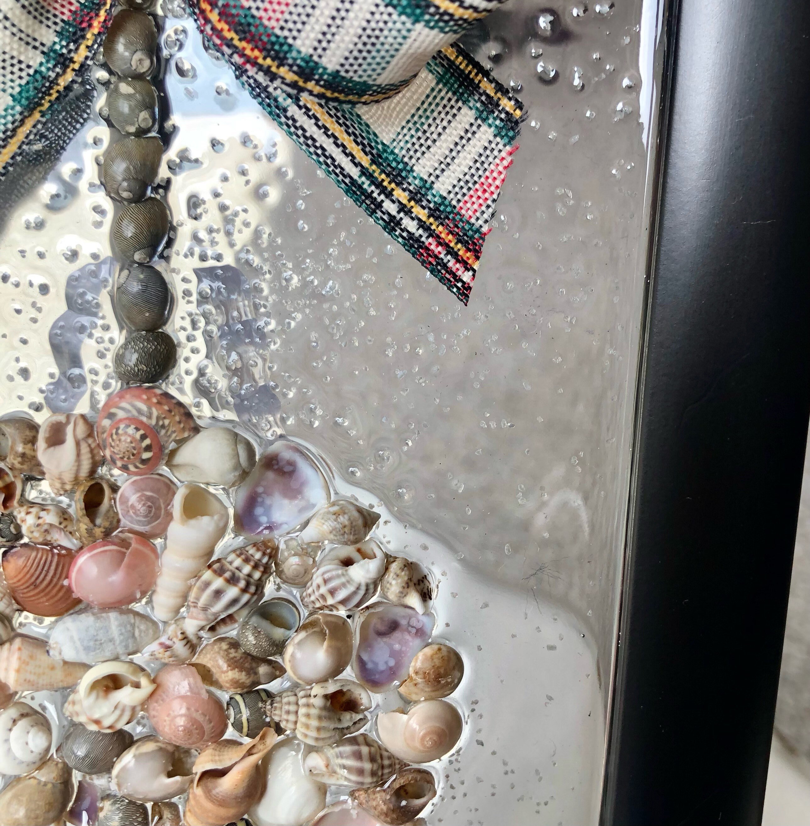 Black Cape Cod Mosaic Seashell Ornament - Etsy