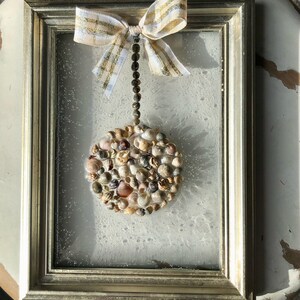 Gold Cape Cod Mosaic Seashell Ornament - Etsy
