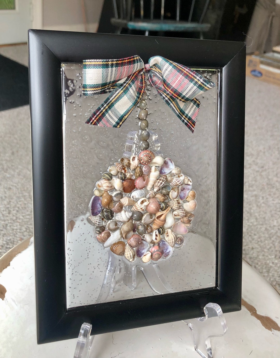 Black Cape Cod Mosaic Seashell Ornament - Etsy