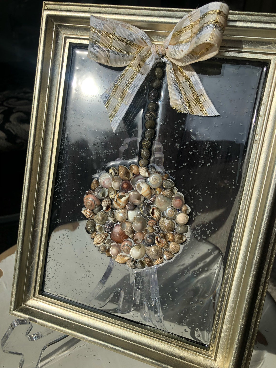 Gold Cape Cod Mosaic Seashell Ornament - Etsy