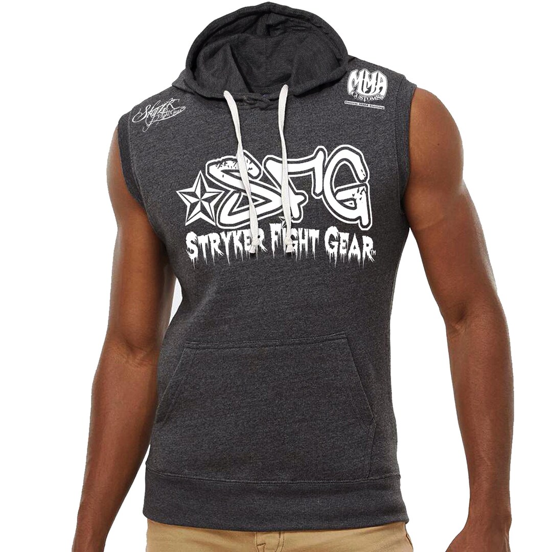 Grafitti Emblem Stryker Fight Gear Set. 2005 Ufc Style Sleeveless Hoody ...